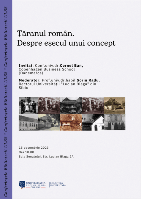 Economistul Cornel Ban, în dialog cu rectorul ULBS, la Biblioteca ...