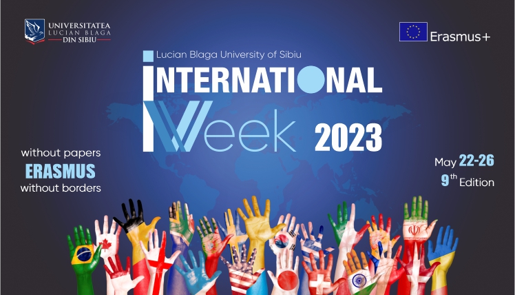 Invitație IWEEK 22 – 26 Mai 2023 | Universitatea „Lucian Blaga" din Sibiu