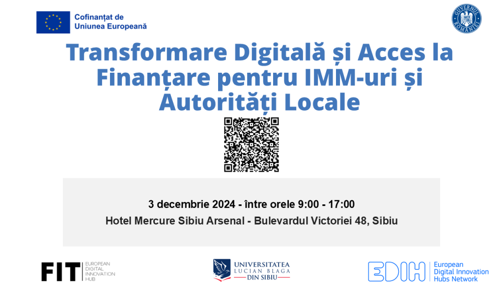 Transformare Digitală și Acces la Finanțare pentru IMM-uri și ...