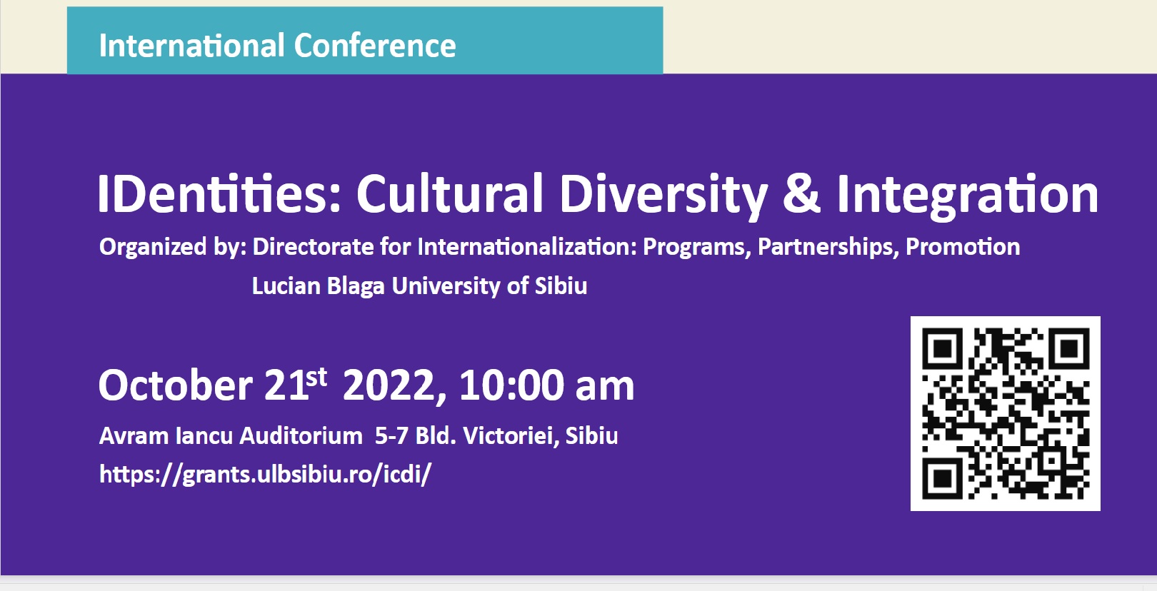 IDentities: Cultural Diversity and Integration – International ...