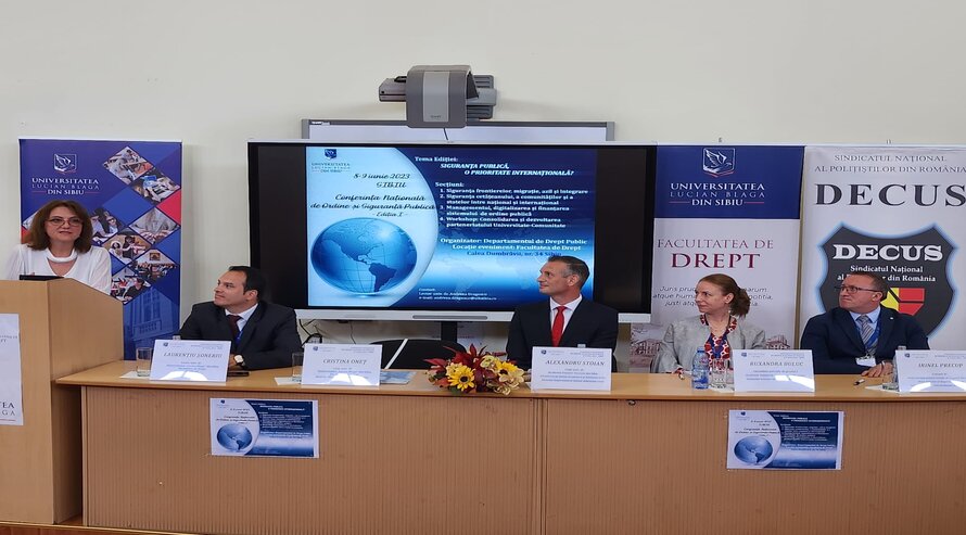 Prima ediție a Conferinței de Ordine și Siguranță Publică organizată la ...